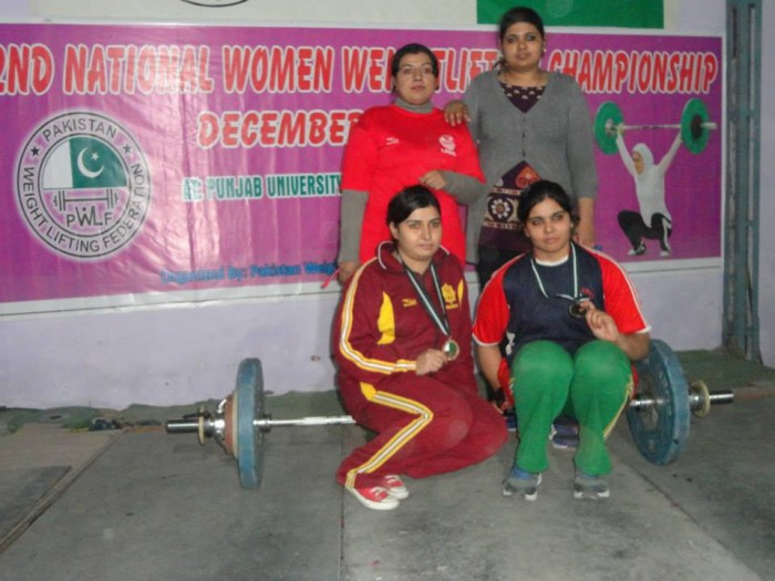 1st Team of Pakistani Women Weightlifters at the Olympic Qualifiers in ...