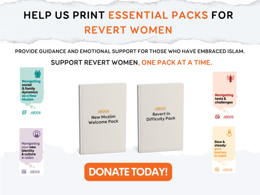 Help Us Print Essential Packs for Revert Women to Support Them on Their ...