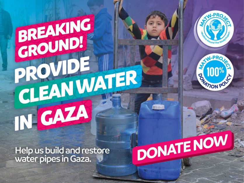 Rebuild waterpipes in Gaza | LaunchGood | LaunchGood