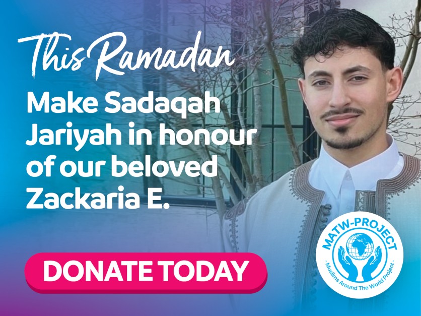Honouring My Brother, Zackeria: A Legacy of Sadaqah Jaariyah ...