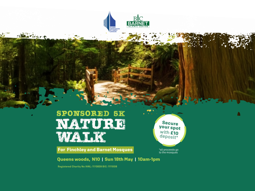 Yasmin's 5k Sponsored Walk for Finchley and Barnet Mosques | LaunchGood ...