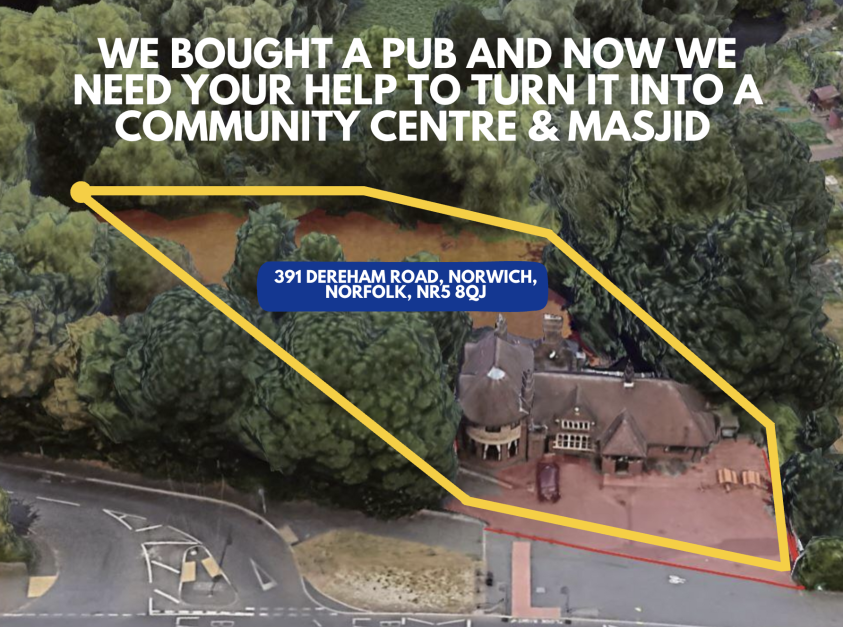 Norwich Muslim Centre - Support us | LaunchGood | LaunchGood