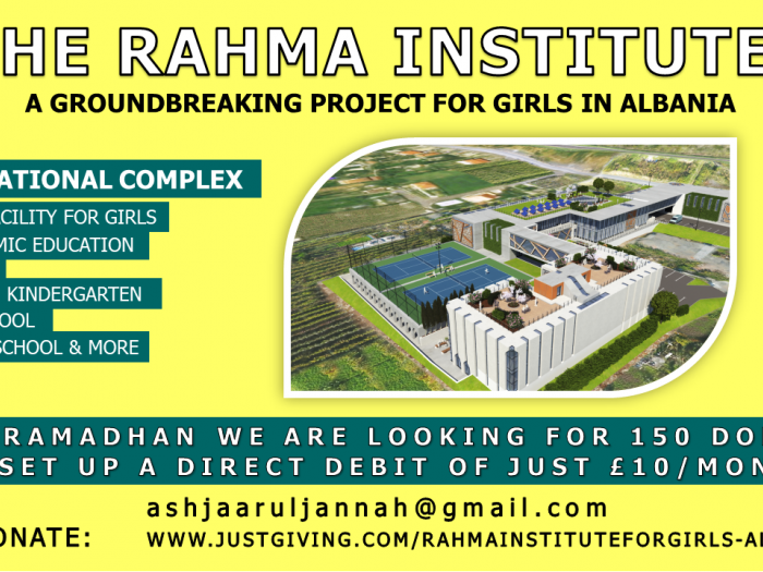 THE RAHMA INSTITUTE | LaunchGood | LaunchGood