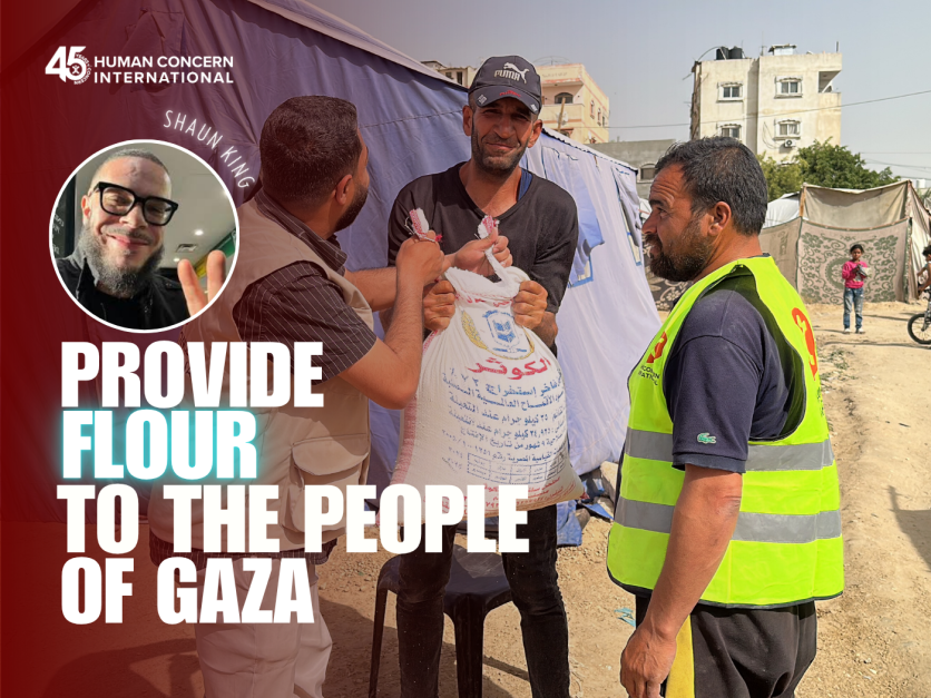 HCI - Provide flour to the People of Gaza w/ Shaun King | LaunchGood ...