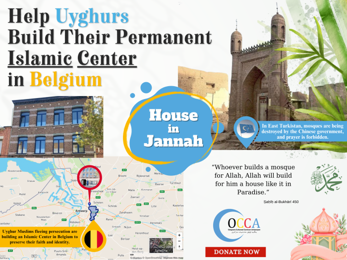 Help Uyghurs Build Their Permanent Islamic Center in Belgium ...