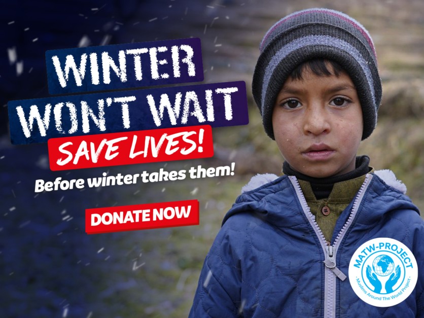 Winter won’t wait, Save lives today. | LaunchGood | LaunchGood