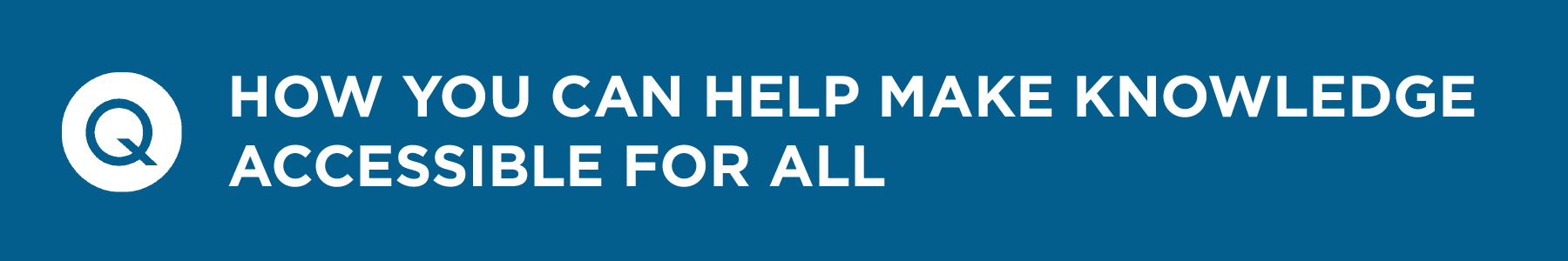 Accessible Knowledge for All | LaunchGood | LaunchGood