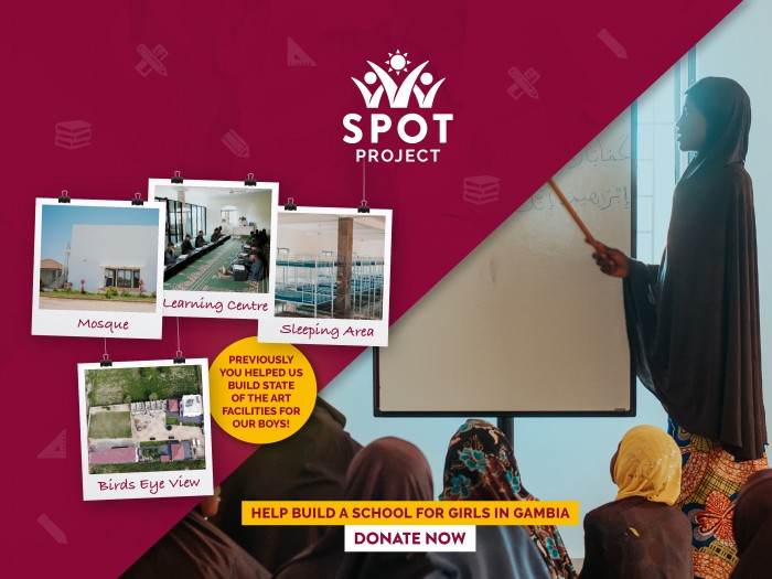 Aint Afraid x Spot Project - Build a Girls School in Gambia | LaunchGood | LaunchGood