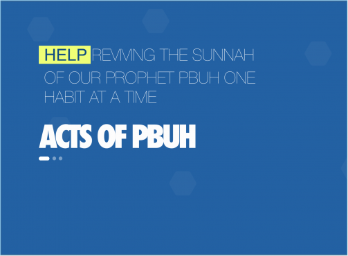 Acts of Prophet PBUH | LaunchGood | LaunchGood