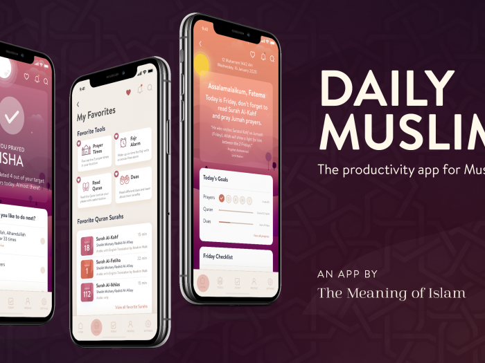 Daily Muslim - the productivity app for Muslims | LaunchGood