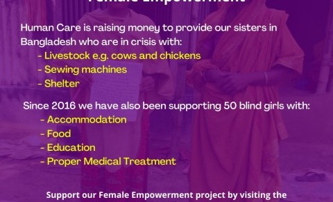 BLIND GIRLS CARE & FEMALE EMPOWERMENT | LaunchGood | LaunchGood