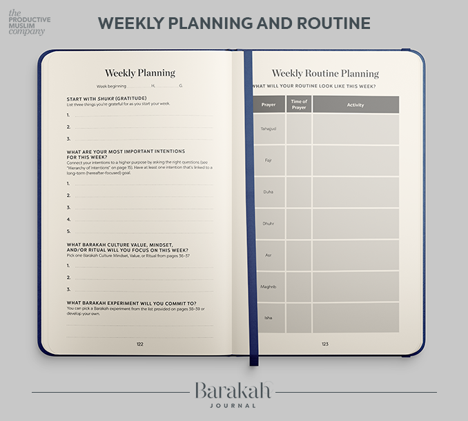 The Productive Muslim Company Barakah Journal | LaunchGood | LaunchGood