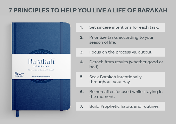 The Productive Muslim Company Barakah Journal | LaunchGood | LaunchGood