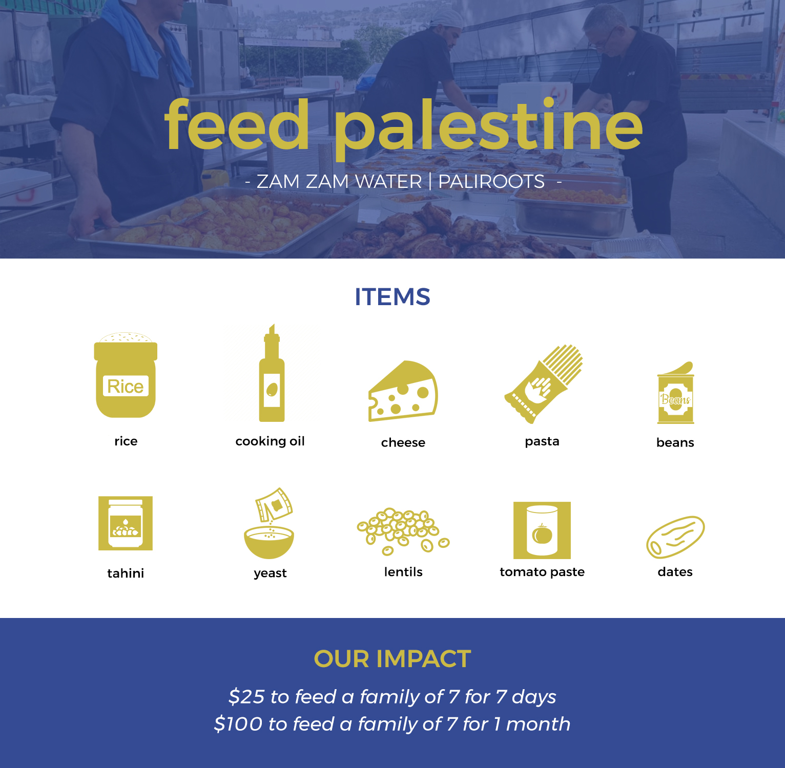 Feed Palestine | LaunchGood