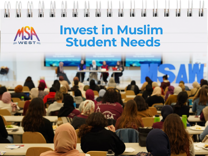 MSA West: Invest in Muslim Student Needs | LaunchGood | LaunchGood