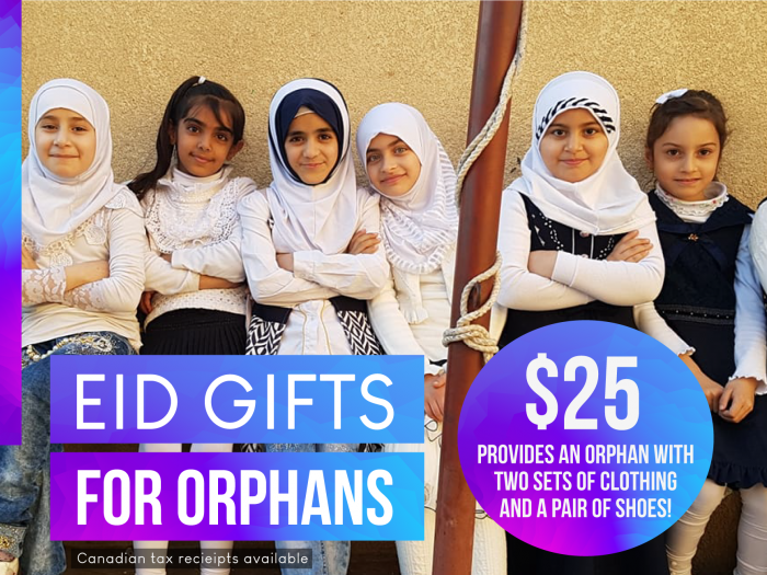 Eid Gifts for Orphans! Make the last 10 nights truly special knowing ...
