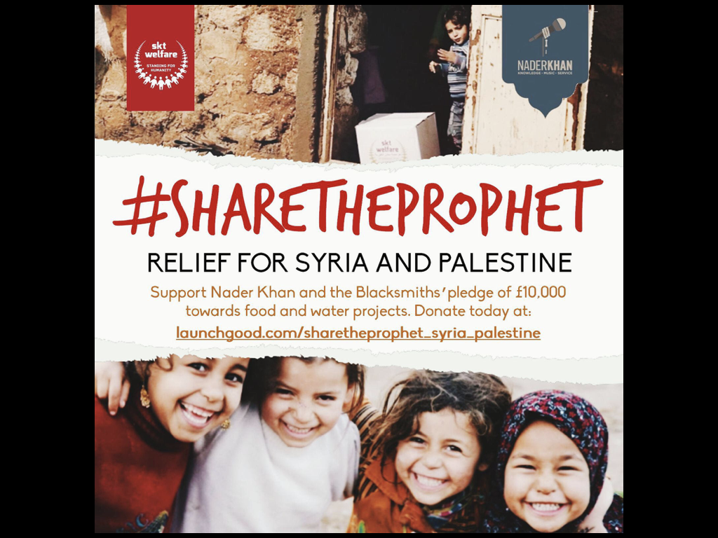 #ShareTheProphet Syria Palestine | LaunchGood | LaunchGood