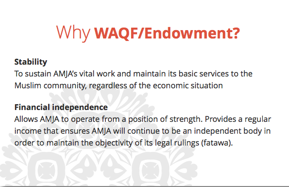 AMJA Endowment (WAQF Project) | LaunchGood
