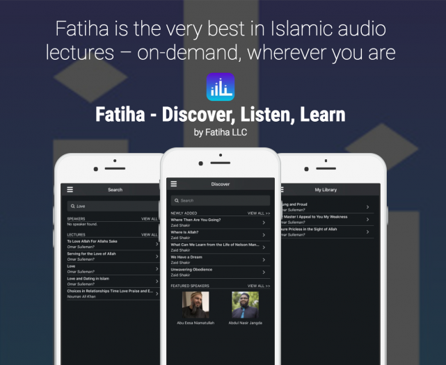 Fatiha - Islamic Audio Lectures App | LaunchGood