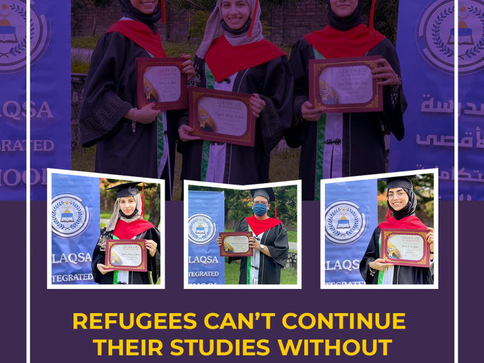 Support Refugees to continue their studies | LaunchGood | LaunchGood