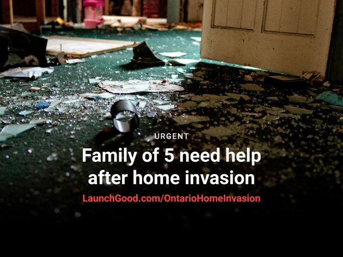 Family of 5 Need Help After Home Invasion | LaunchGood | LaunchGood