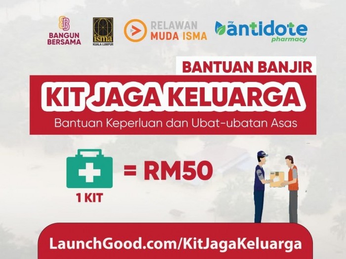 Malaysia Flood Relief: Kit Jaga Keluarga | LaunchGood